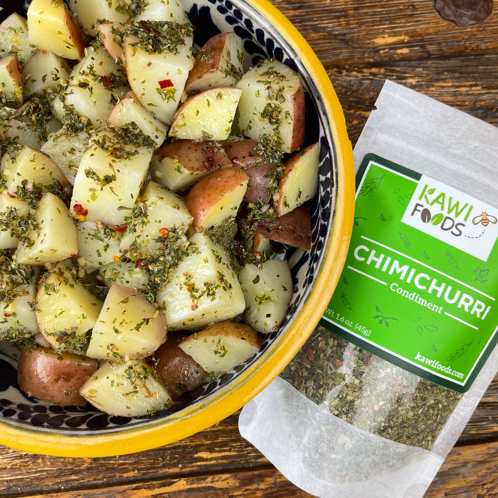 Kawi Foods | Chimichurri Potatoes Recipe