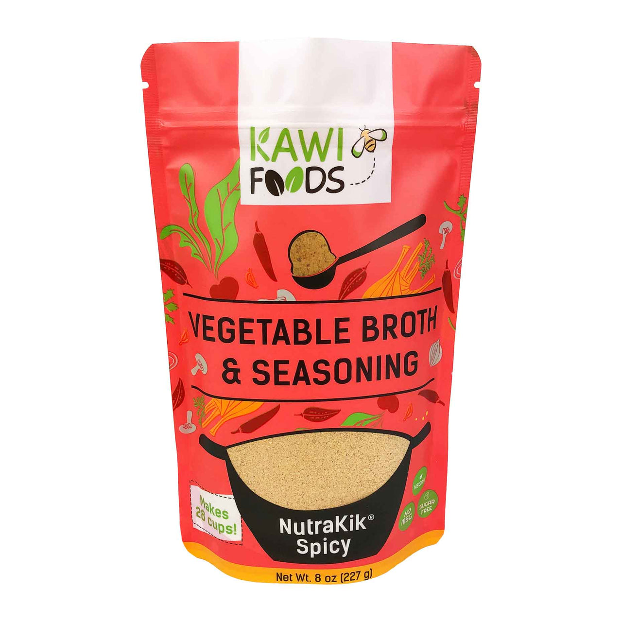 NutraKik® Spicy | Clean Low-Sodium Spicy Vegetable Broth & Seasoning ...